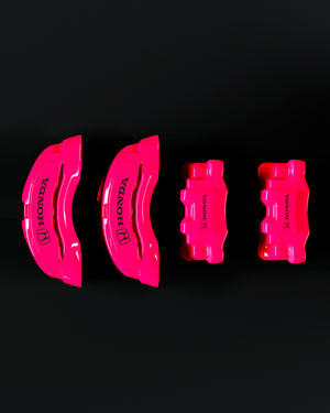 Custom Brake Caliper Covers for Honda Fit (Jazz) in Pink Color – Set o