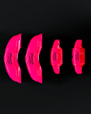 Custom Brake Caliper Covers for Ford TELSTAR in Pink Color – Set of 4
