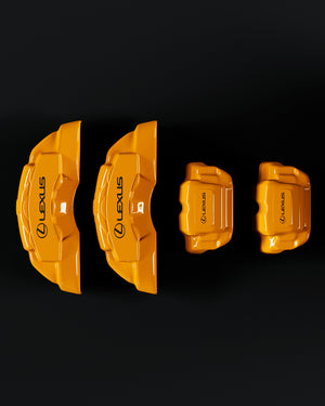 Custom Brake Caliper Covers for Lexus IS250 in Yellow Color – Set of 4