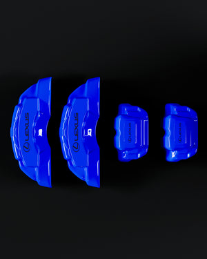 Custom Brake Caliper Covers for Lexus LS430 in Blue Color – Set of 4
