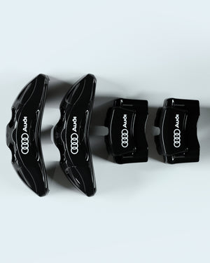 Custom Brake Caliper Covers for Audi RS6 in Black Color – Set of 4 + W