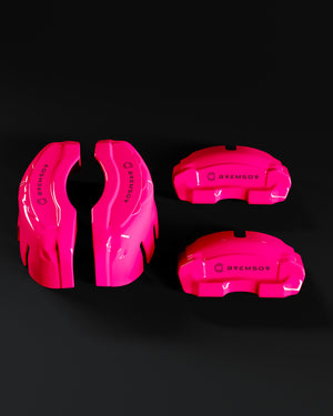 Custom Brake Caliper Covers for Dodge Viper in Pink Color – Set of 4