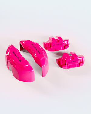 Custom Brake Caliper Covers for Citroen DS5 in Pink Color – Set of 4